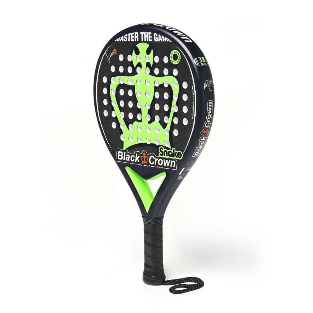 Black Crown Snake Racket Padel + Karung Padel – Padel Racket